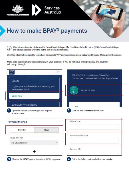 How to make BPAY payments Information Sheet | Department of Social Services