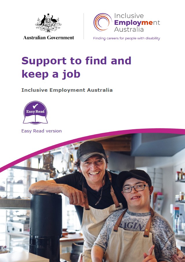 Support to find and keep a job Inclusive Employment Australia – Easy ...