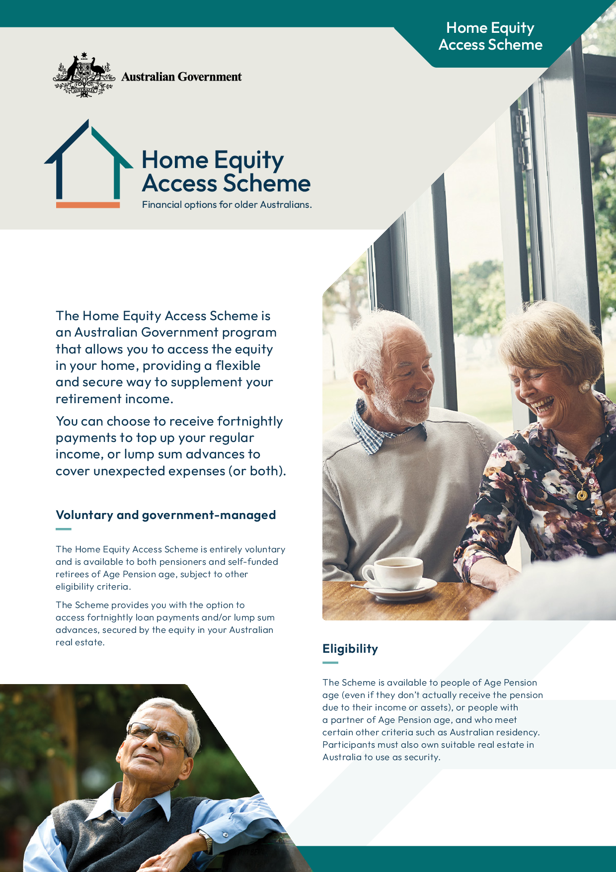 Home Equity Access Scheme Factsheet 2: General information | Department of Social Services