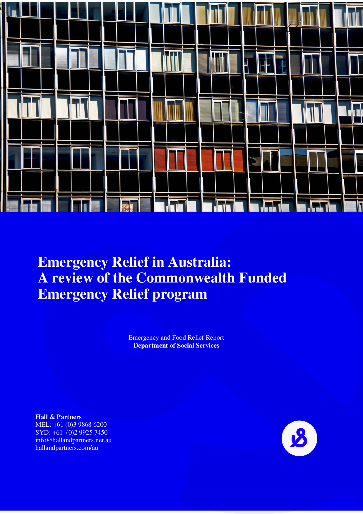 Review of Commonwealth funded Emergency and Food Relief Services ...