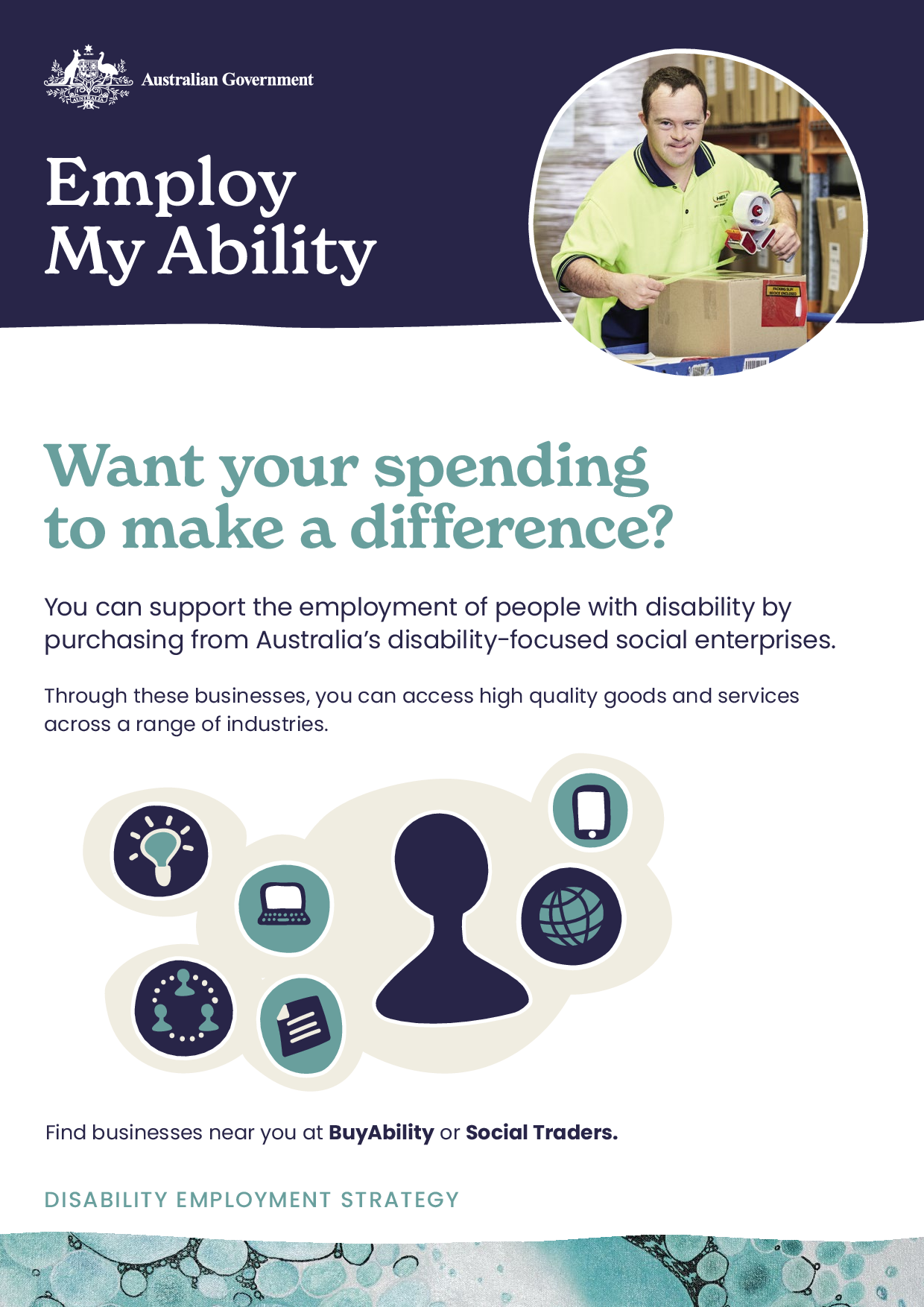 Want your spending to make a difference? | Department of Social Services