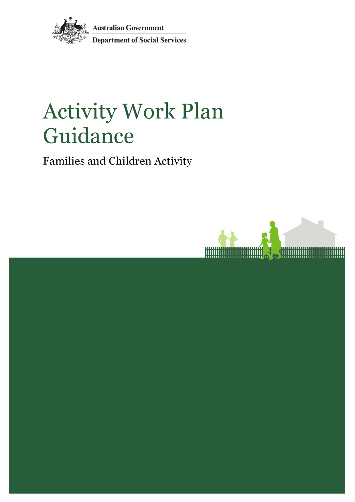 Activity Work Plan: Guidance | Department of Social Services