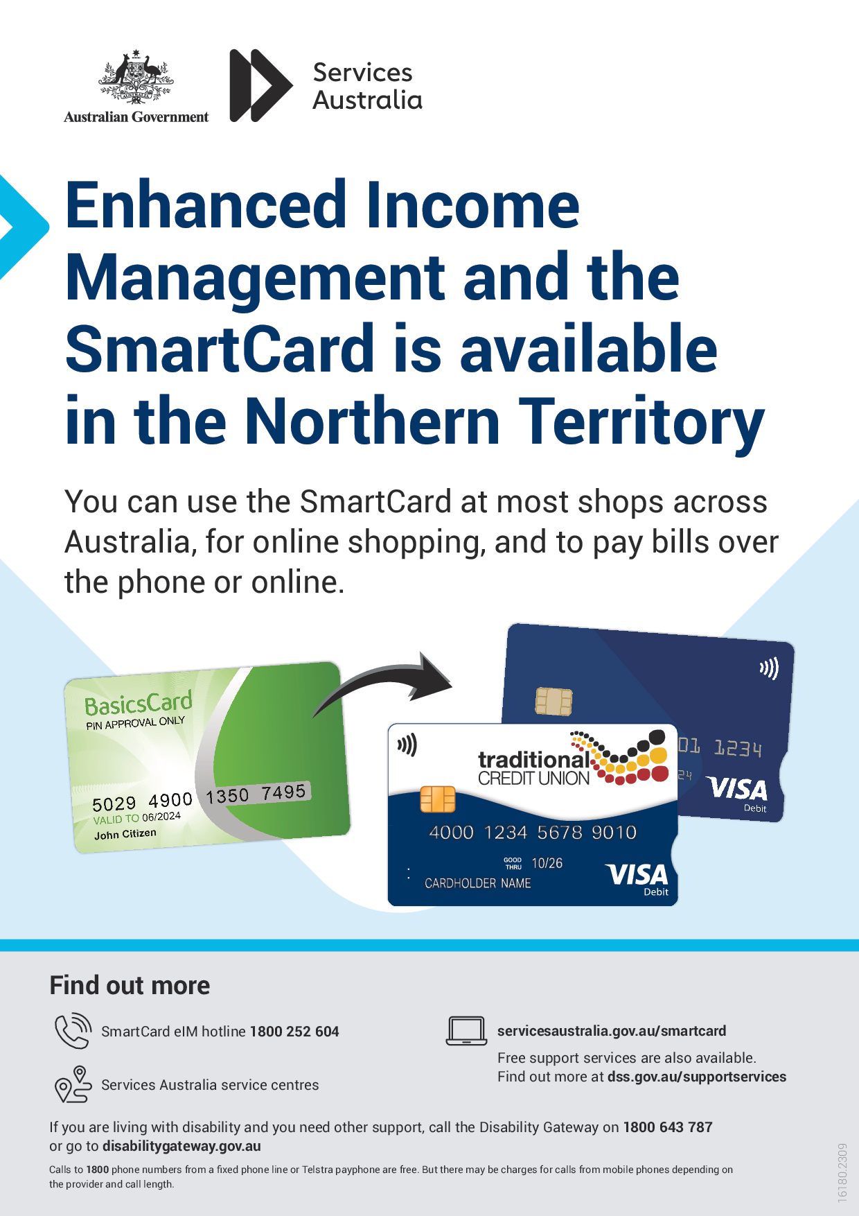 Enhanced Income Management and the SmartCard flyer | Department of ...