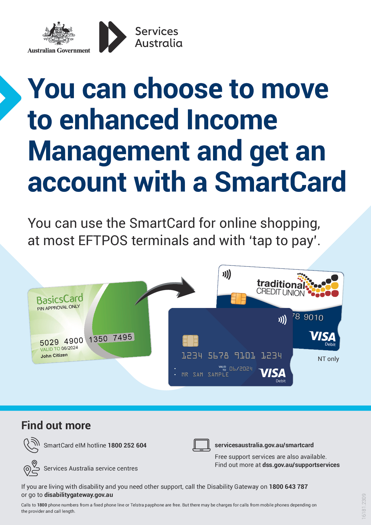 You can choose to move to enhanced IM and get an account with a SmartCard flyer | Department of ...