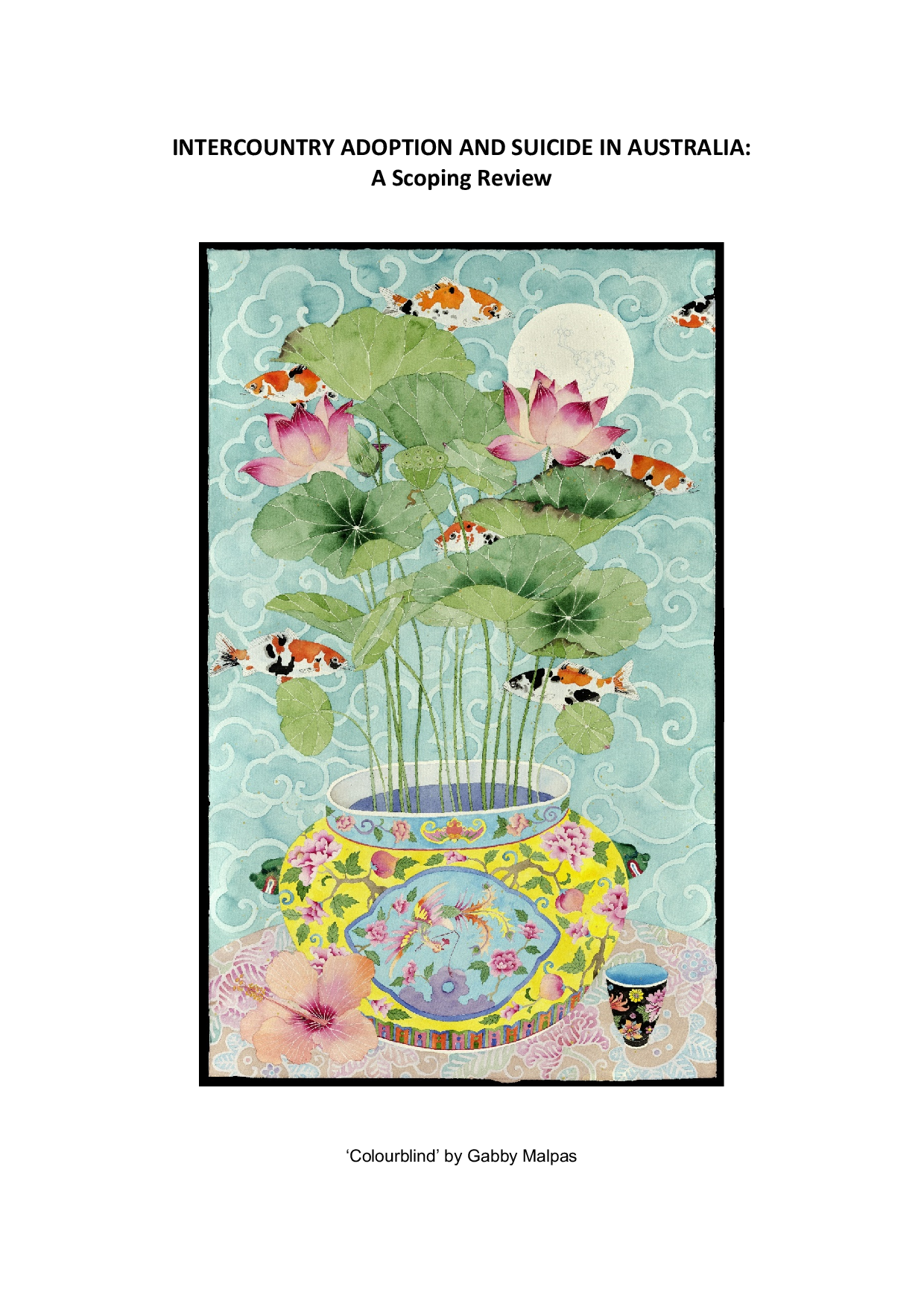 Intercountry Adoption and Suicide in Australia: A Scoping Review ...