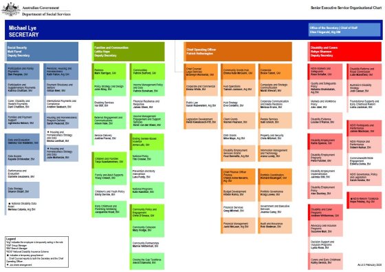 Organisational structure | Department of Social Services